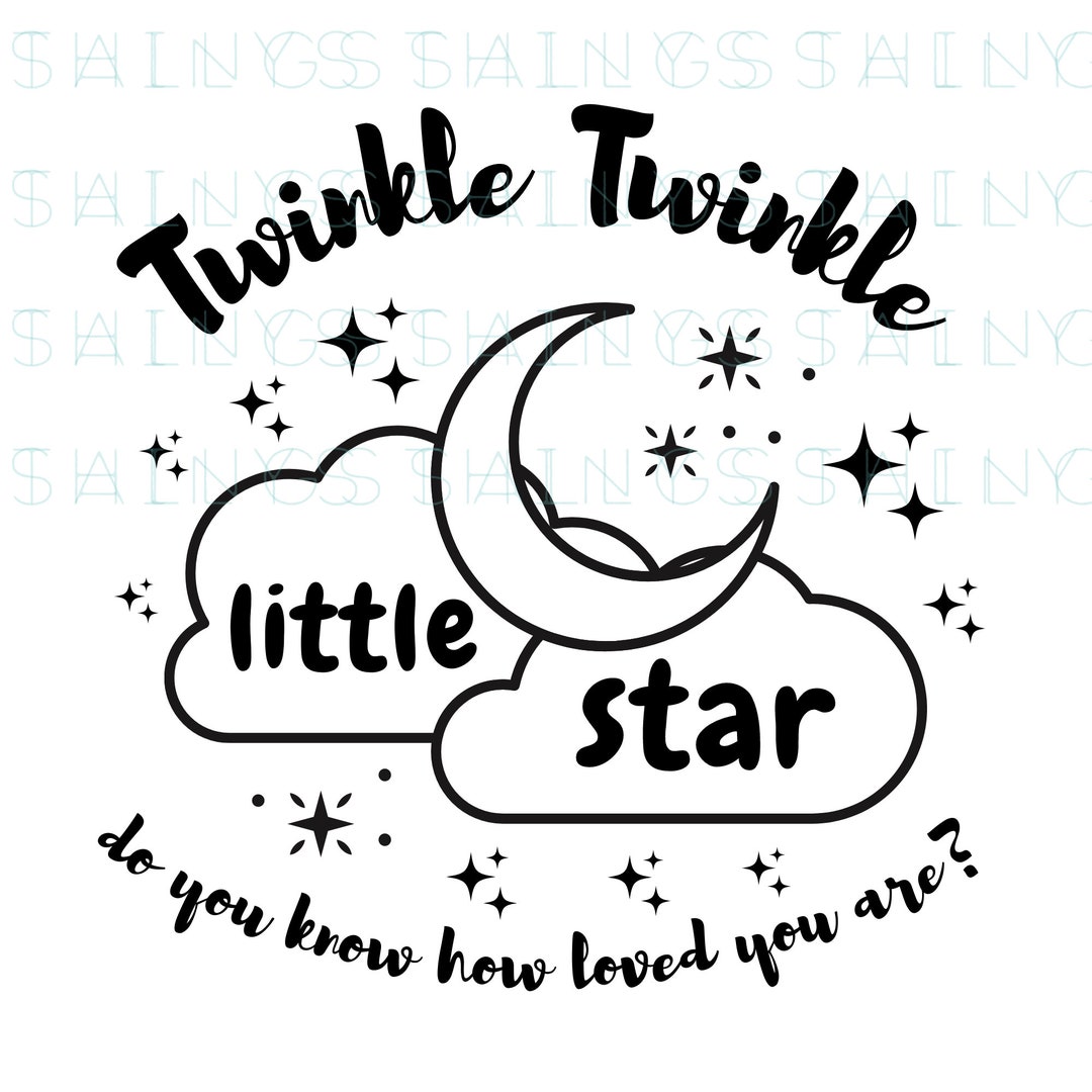 Twinkle Twinkle Little Star SVG Do You Know How Loved You Are? SVG ...