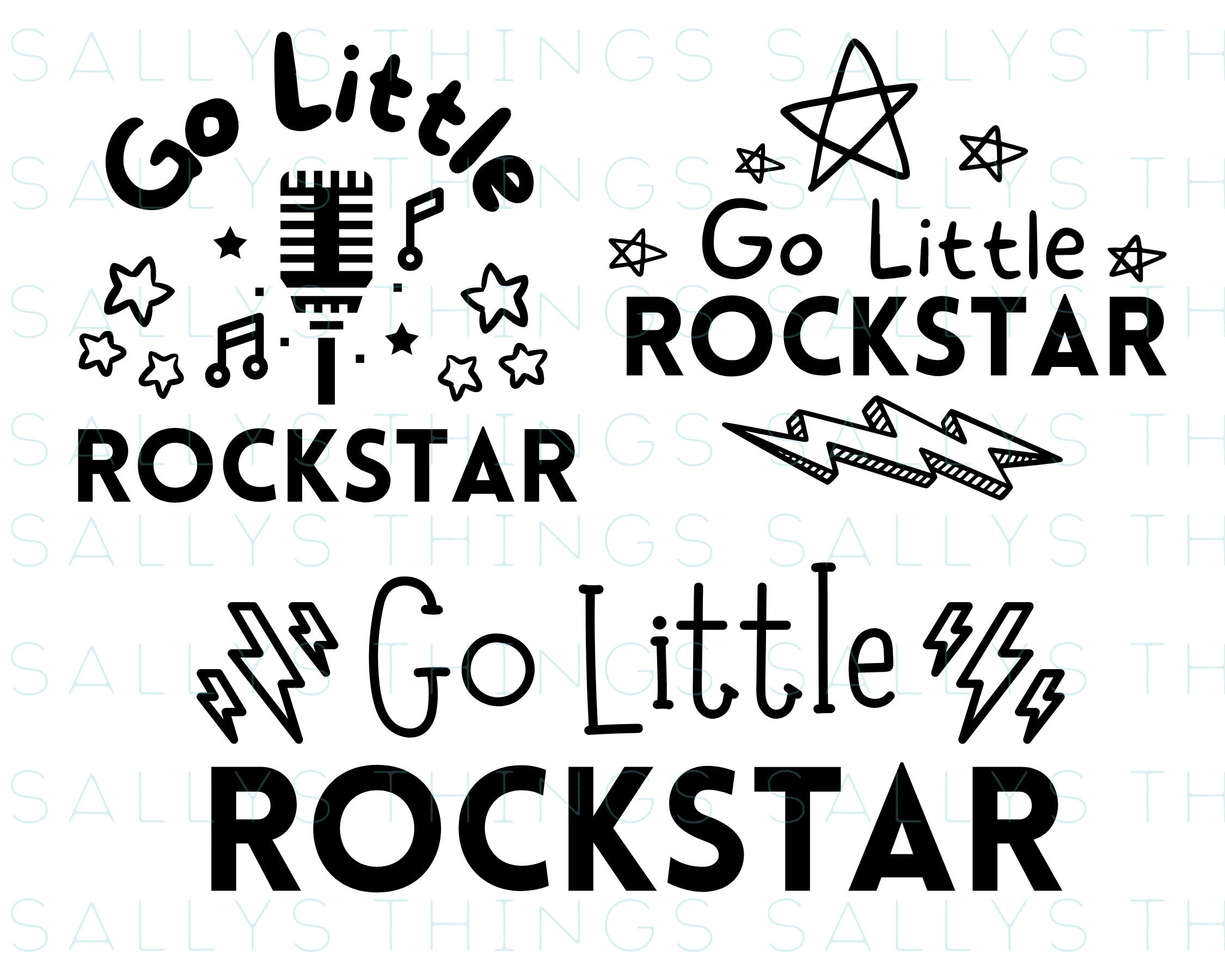 Rock Star Clip Art Black And White