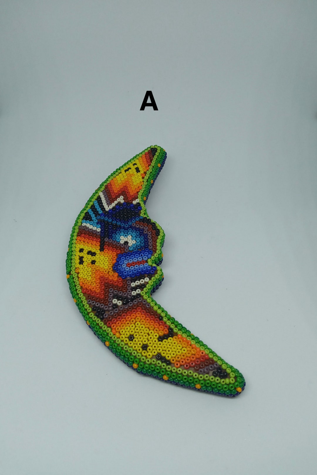 Huichol Art Moon - Etsy