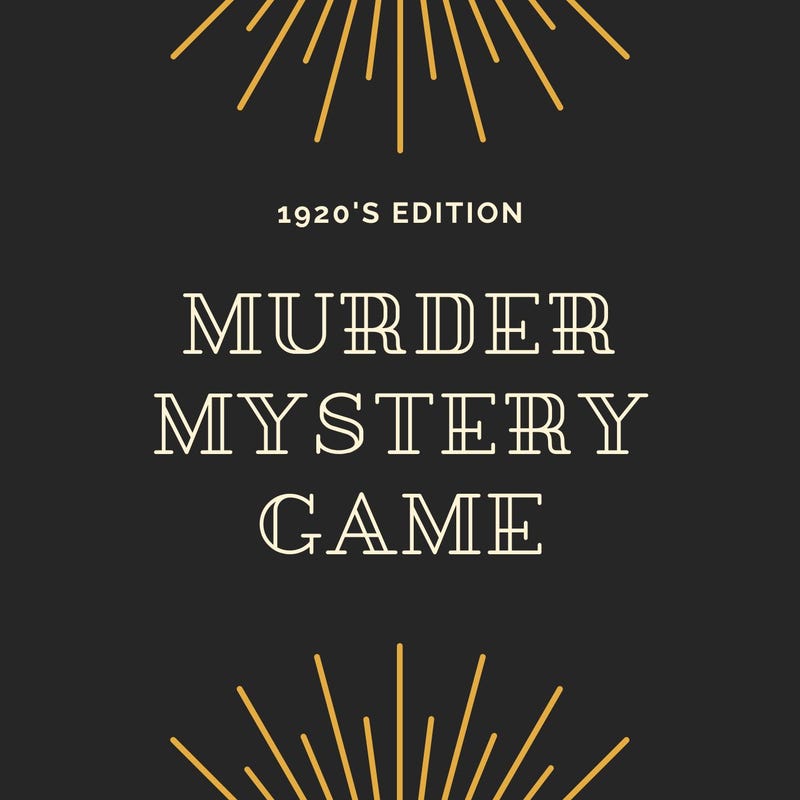 Clue Murder Mystery - Etsy