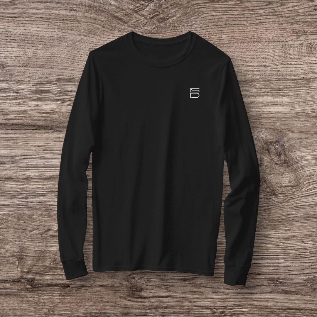 ISD Front Pocket Logo Long Sleeve T-shirt - Etsy