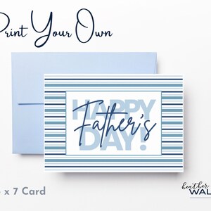 Father's Day Card Digital Download Instant Download 5 X - Etsy