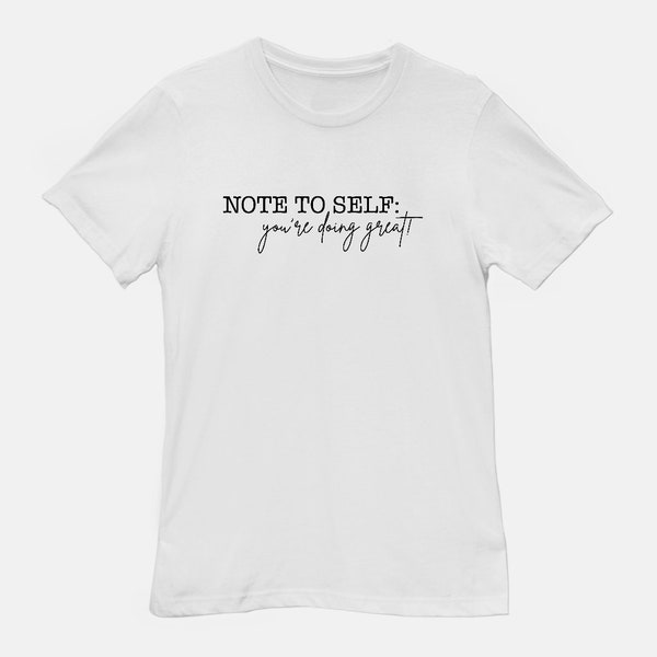 Note to Self Shirt - Etsy