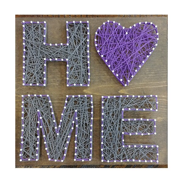 Digital Download-String Art Template Home with Heart | Etsy