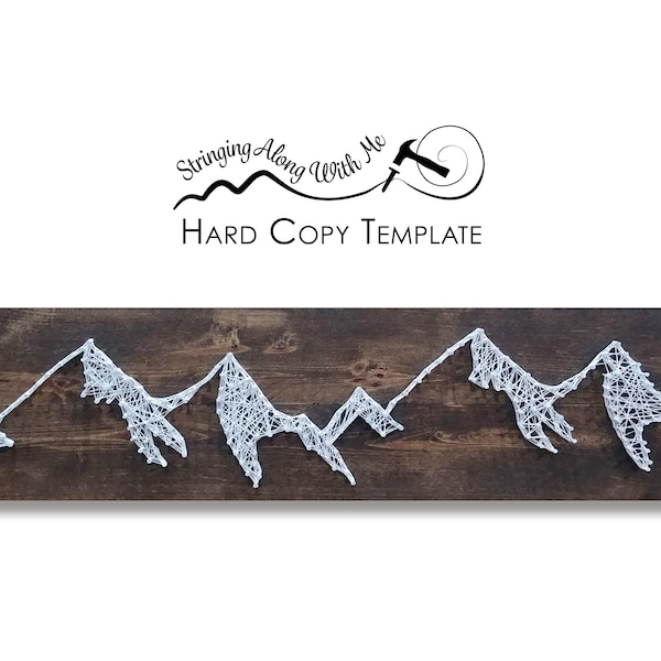 Mountain String Art - Etsy