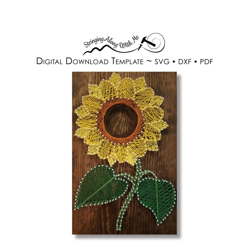Sunflower String Art - Etsy