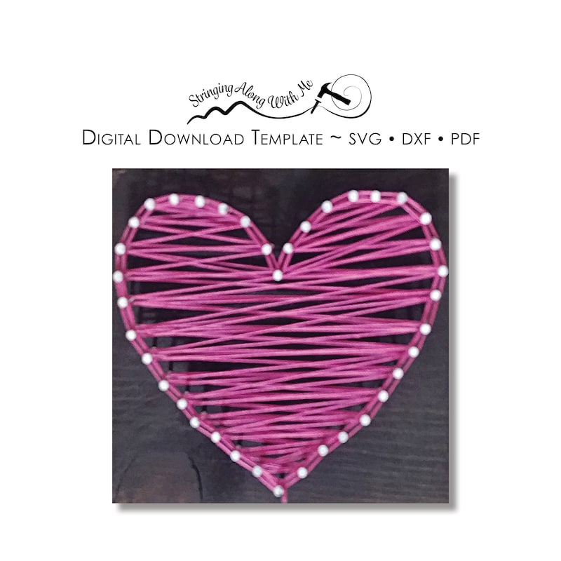 String Art Heart - Etsy