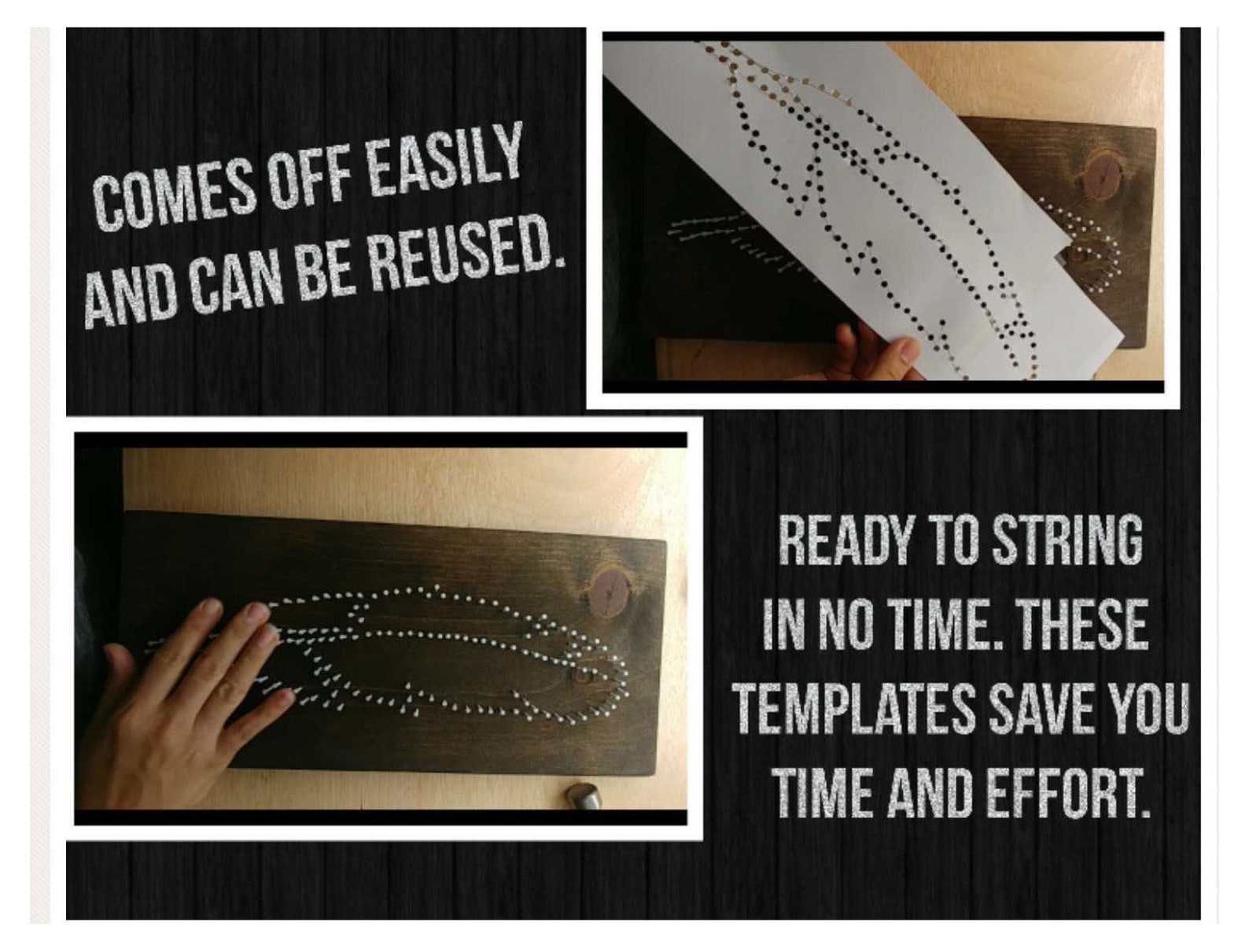 Hard Copy Template-string Art Template HEART PICTURE FRAME - Etsy