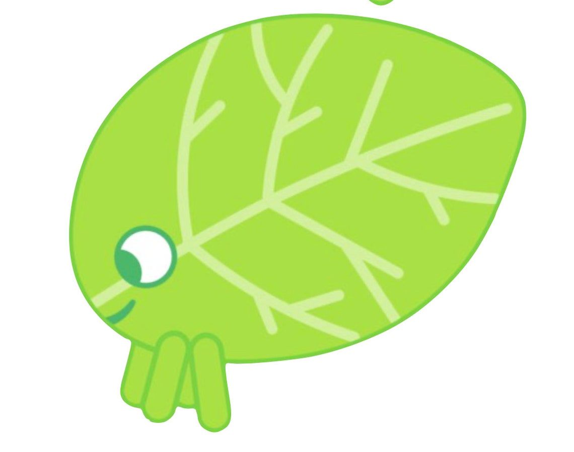 Walking Leaf-bluey Party Favor Printable - Etsy