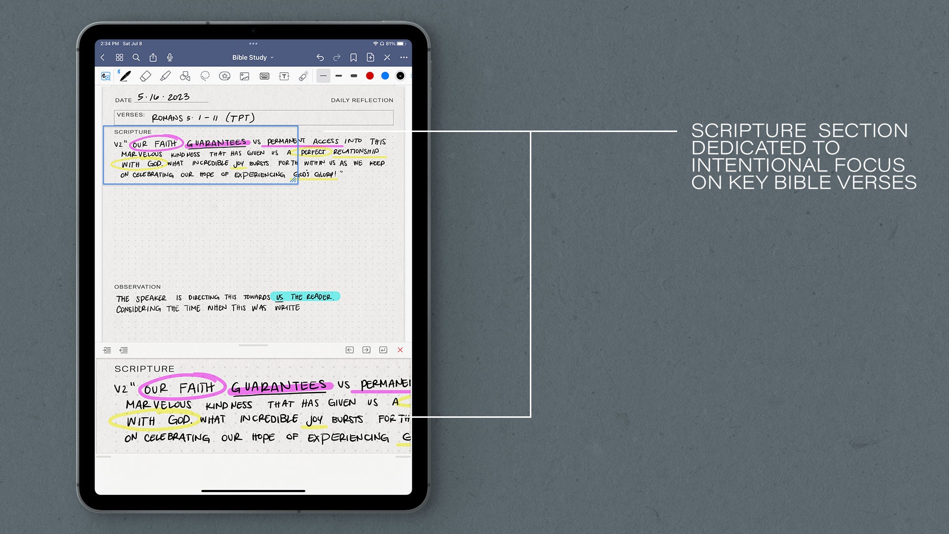SOAP Method Bible Journaling, Bible Study Journal, Digital Journal ...
