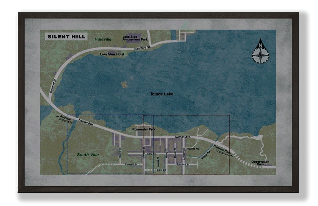 Silent Hill 2 Map Poster 11 X 17 - Etsy