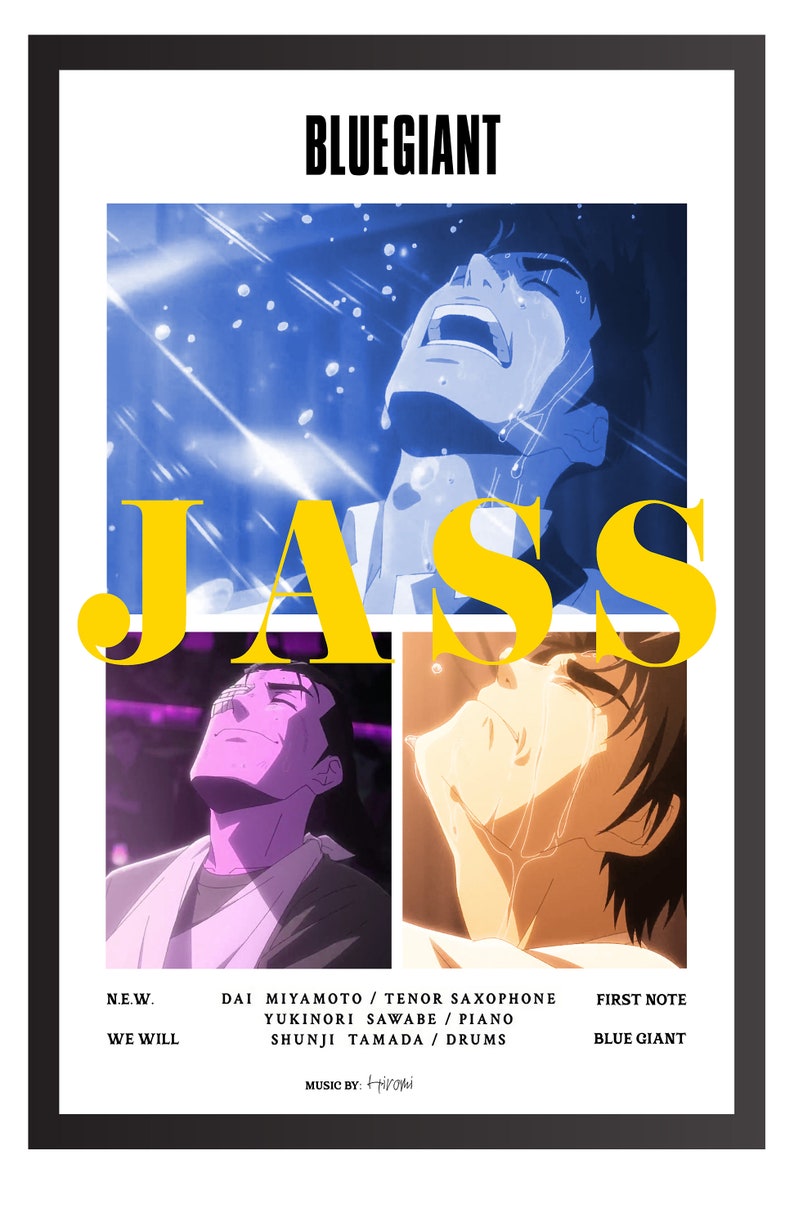 BLUE GIANT Movie Poster - 11 X 17 - Original JASS Poster - Etsy