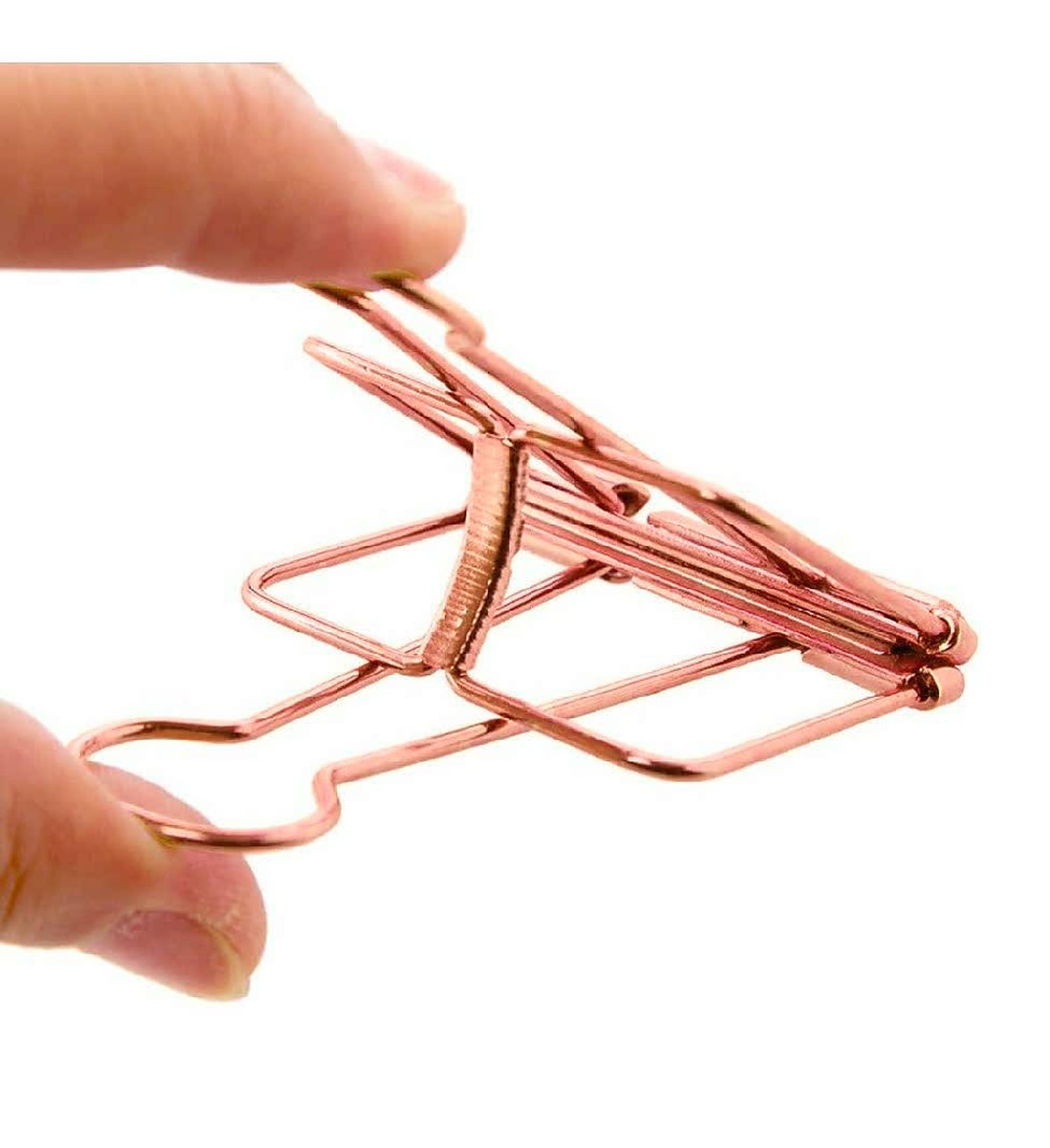 Page Holder/rose Gold Paper Clips/english Teacher Gift/large Rose Gold ...