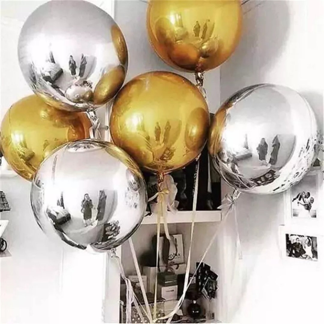Metallic Balloons/orb Balloon/round Balloon/foil Balloon/wedding ...