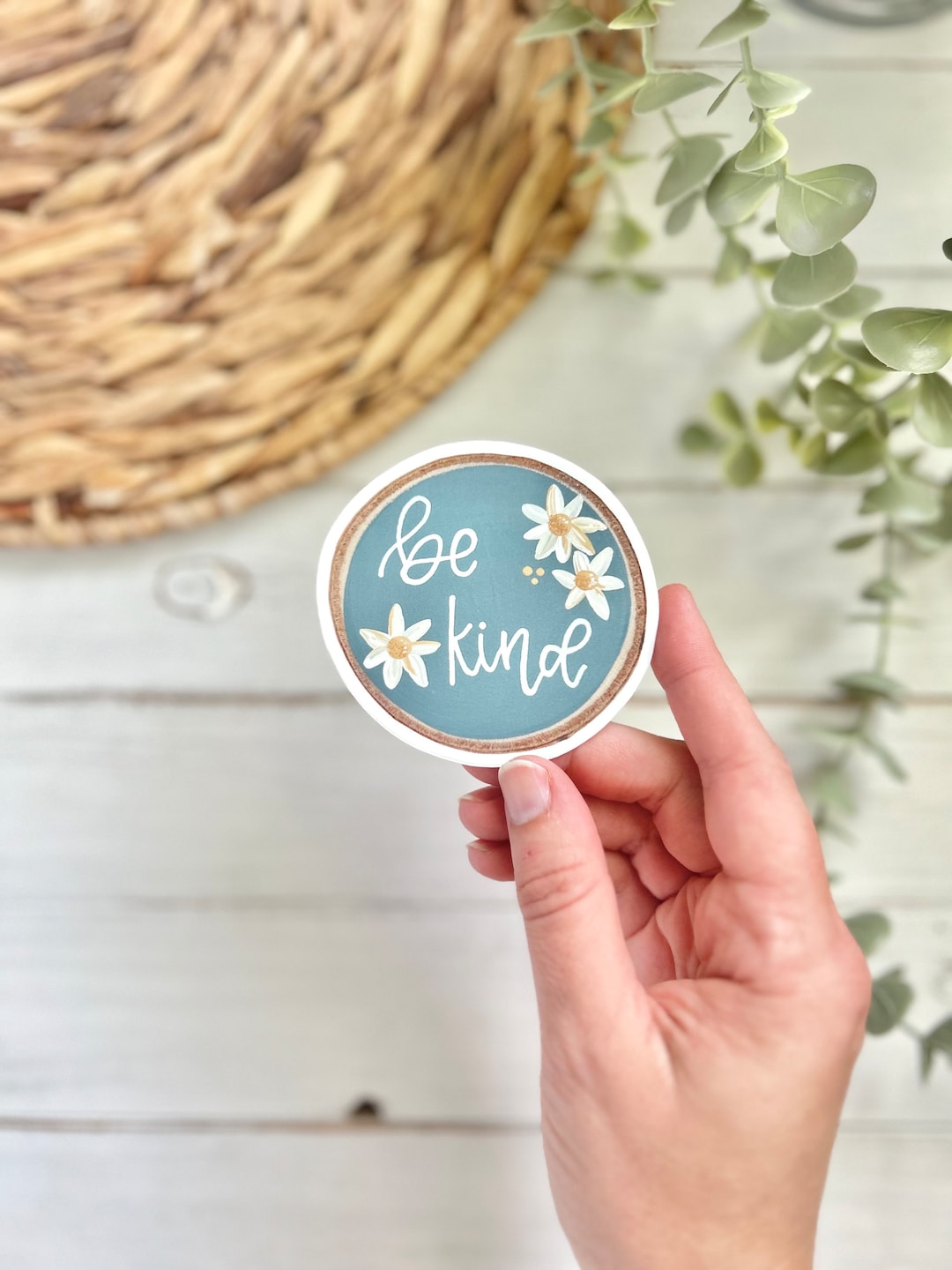 Be Kind Vinyl Sticker - Kindness - Laptop Water Bottle - Encouraging ...