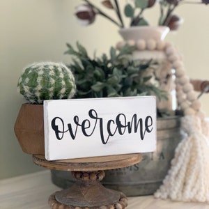 One Little Word - Custom Hand-lettered Wood Sign - Shelf Sitter - Word ...