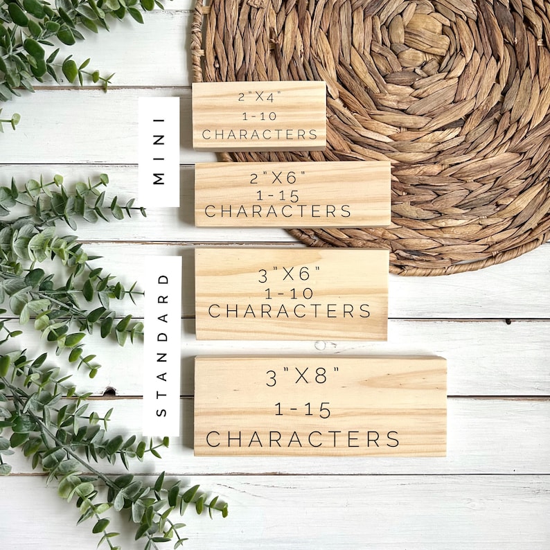One Little Word Custom Hand-lettered Wood Sign Shelf - Etsy