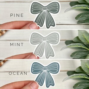 Dainty Bows - Vinyl Stickers - Individual or Set - Coquette - Muted - Etsy