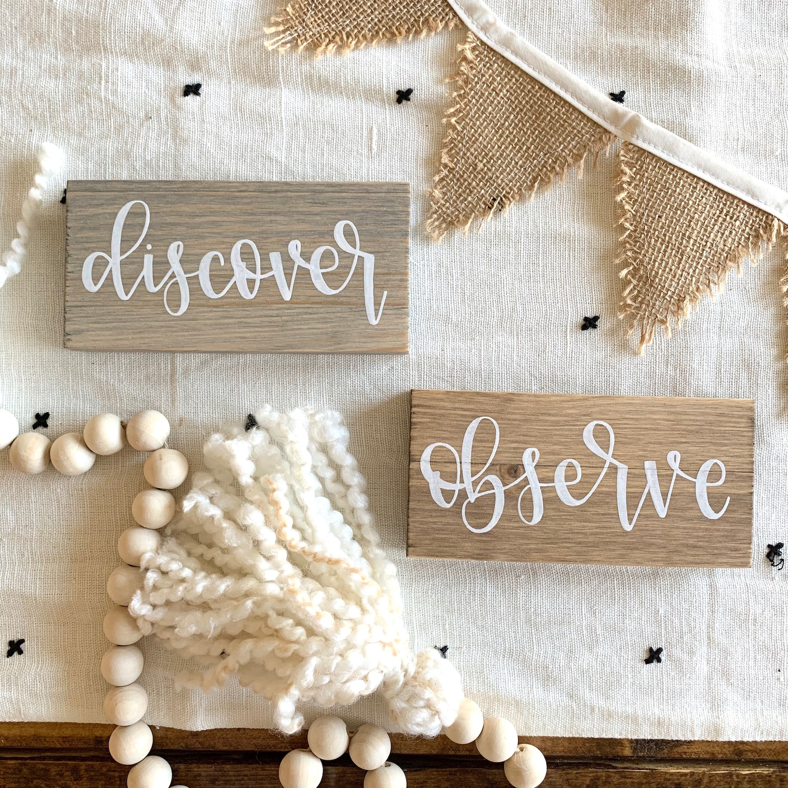 One Little Word // Custom Hand-lettered Wood Sign // Shelf - Etsy