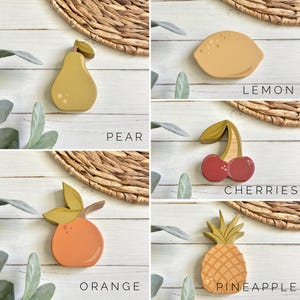Wooden Fruits - INDIVIDUAL - Fruit of the Spirit - Mini Wood Decor ...