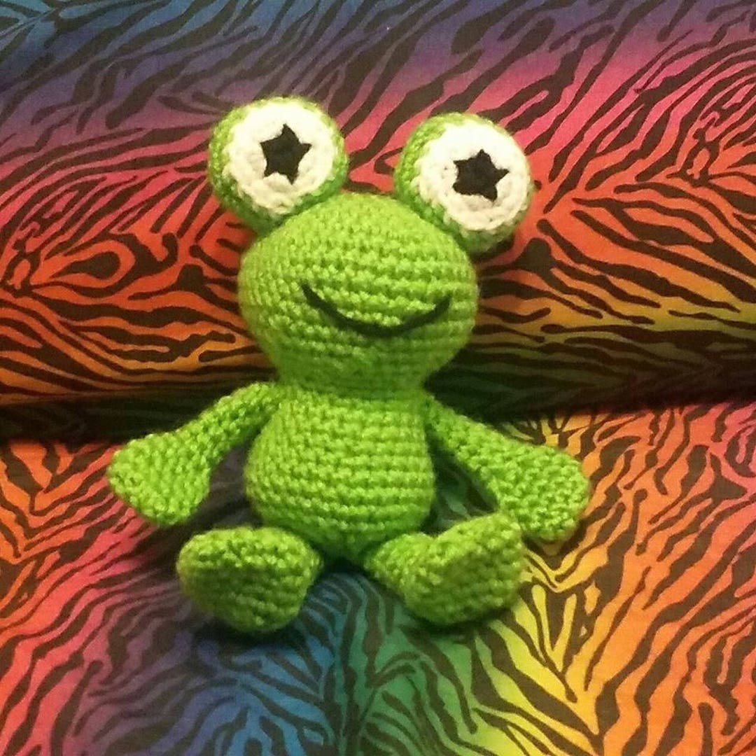 Crocheted Frog (made to Order) - Etsy
