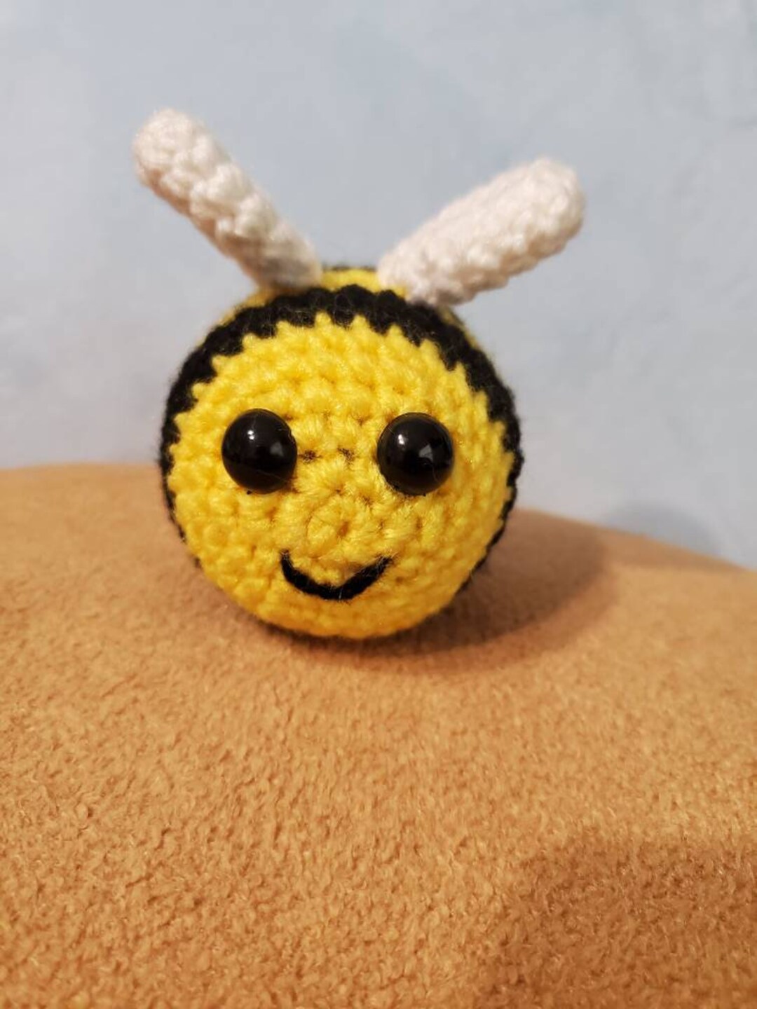 Crocheted Chubby Bumblebee made to Order - Etsy