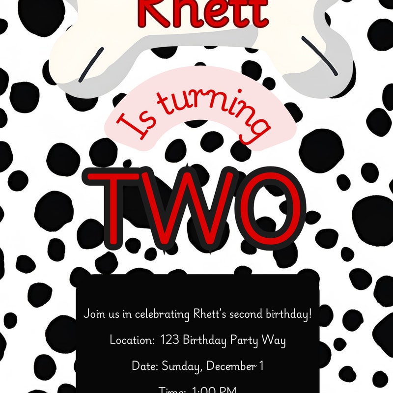 Dalmatian Party - Etsy