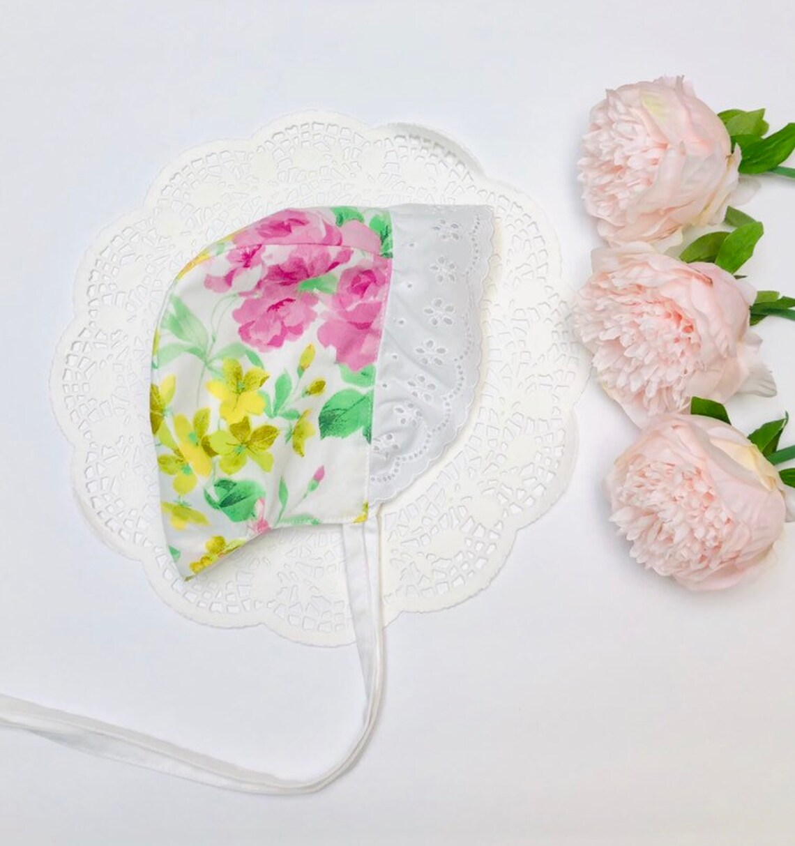 Sun Bonnet. Cotton Summer Bonnet. Baby Bonnet. Girls Bonnet. - Etsy