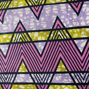 Purple ‘n’ Bronze Soft African Wax Print, Ankara, African Textiles, 100 ...