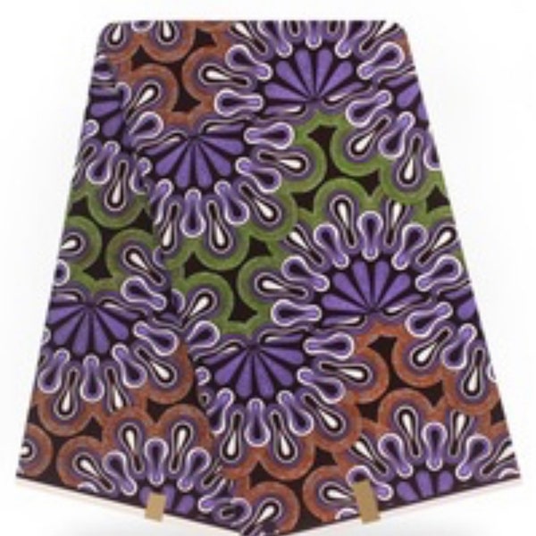 Purple African Fabric - Etsy