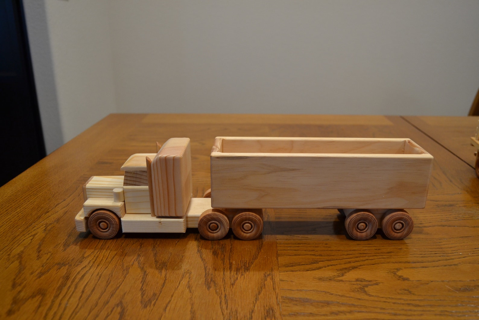 Square Nose Wooden Tractor Trailer - Etsy