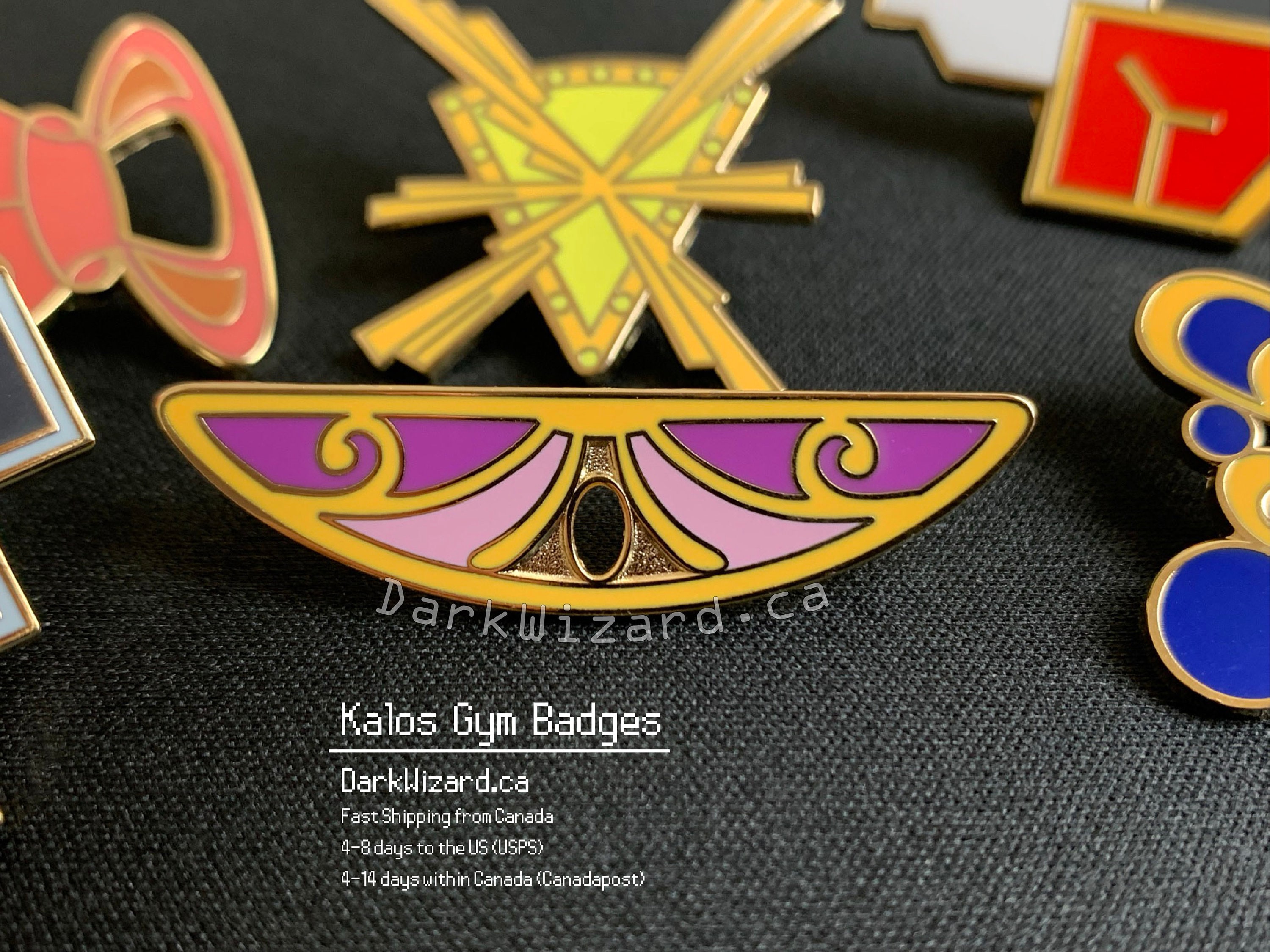 Pokemon Gym Badges Kalos