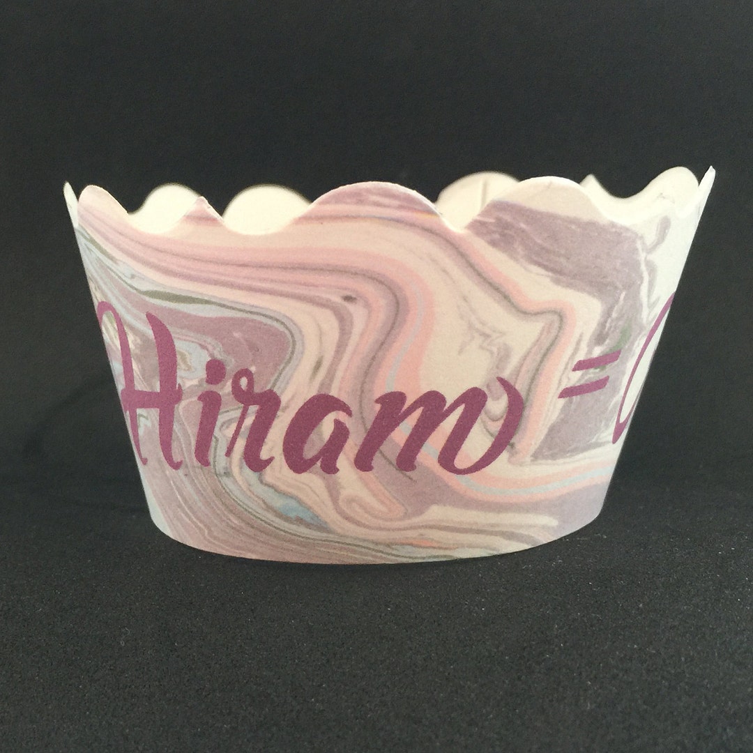 Personalized Cupcake Wrappers...custom Created Paper Cupcake Wrapper ...