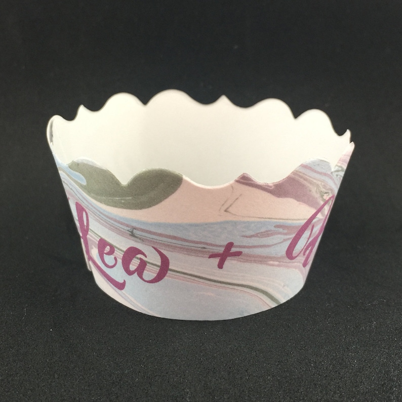 Personalized Cupcake Wrappers...custom Created Paper Cupcake Wrapper ...