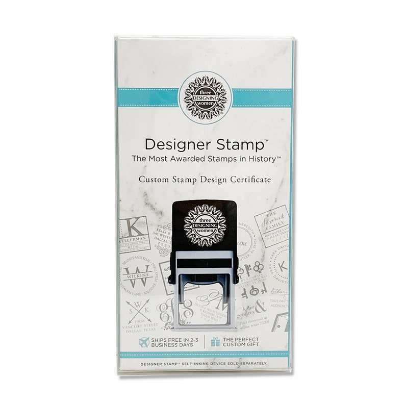 Three Designing Women Stampers. Custom Stamper.self-inking Stamper ...
