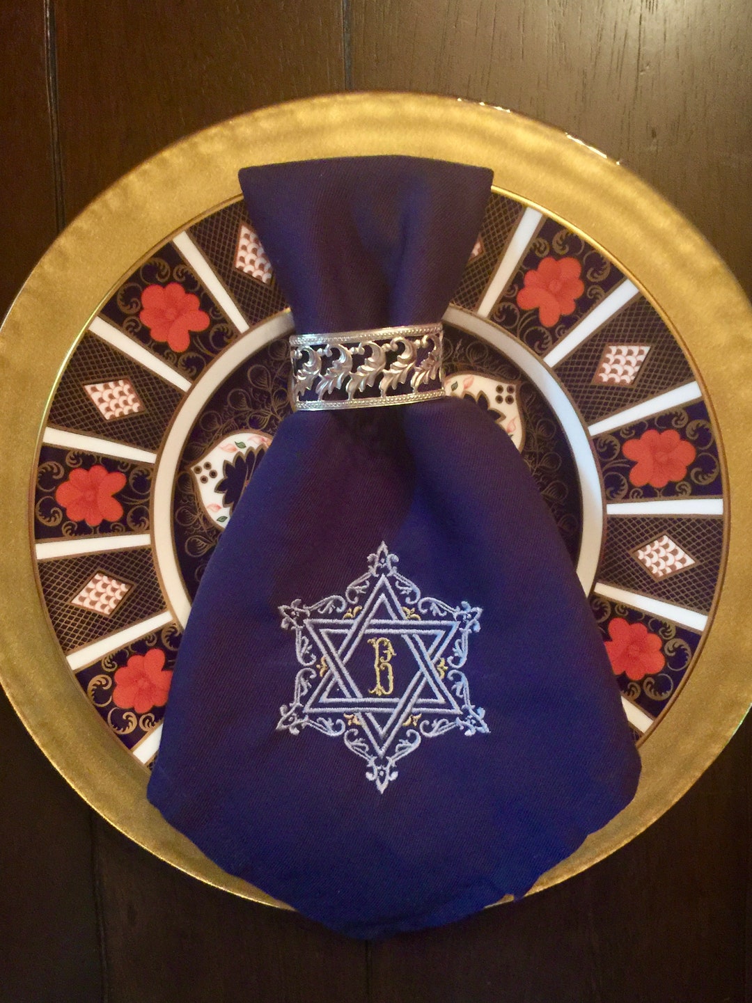 Jewish Linens.star of David.custom Linens.passover Linens.chanukah ...