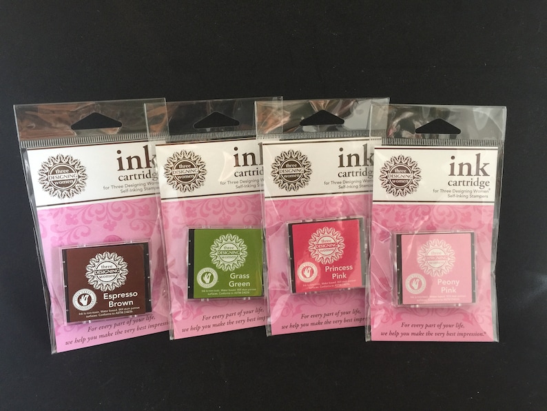 Three Designing Women Stamp Inserts..three Designing Women Ink | Etsy