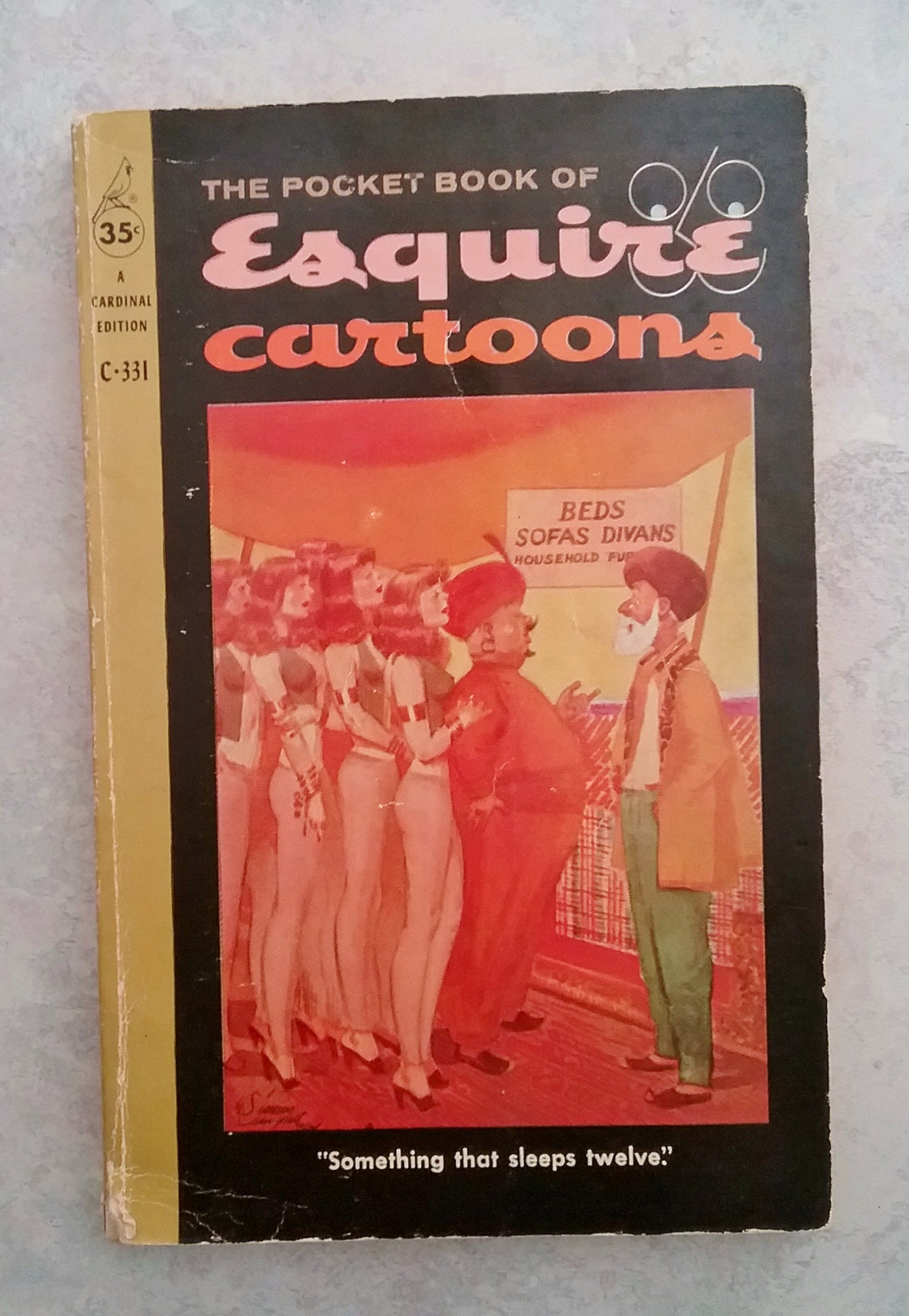 Esquire Cartoons Pocket Books 1961 Cardinal Edition 2nd | Etsy