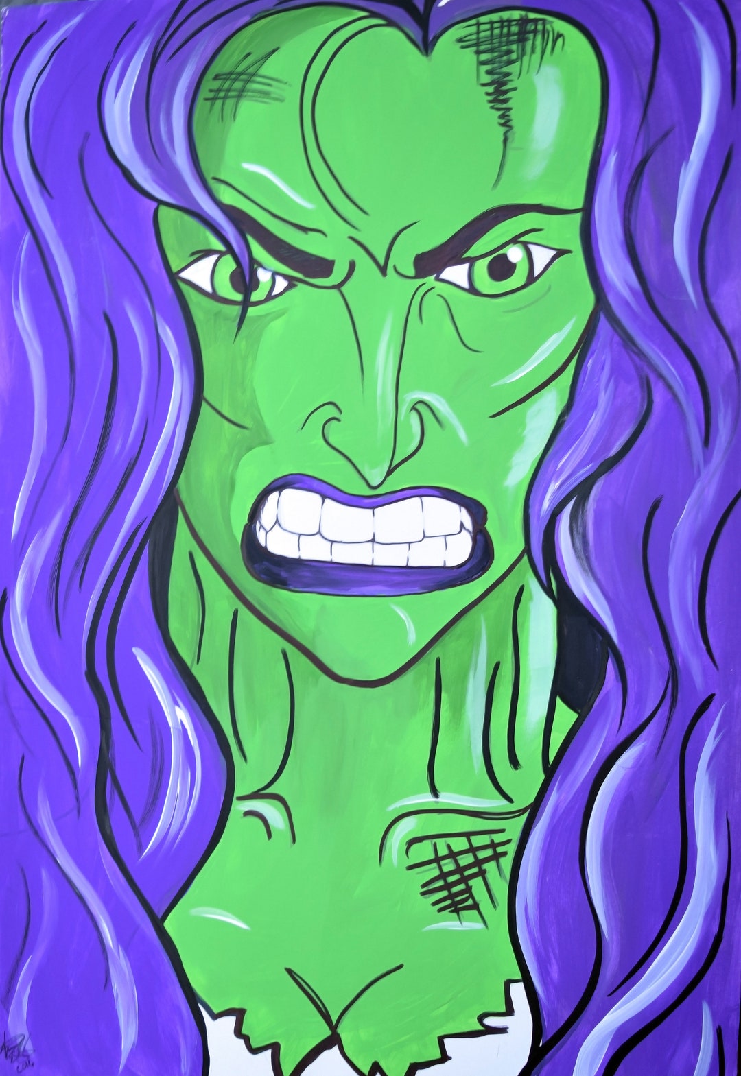 She Hulk Print - Etsy