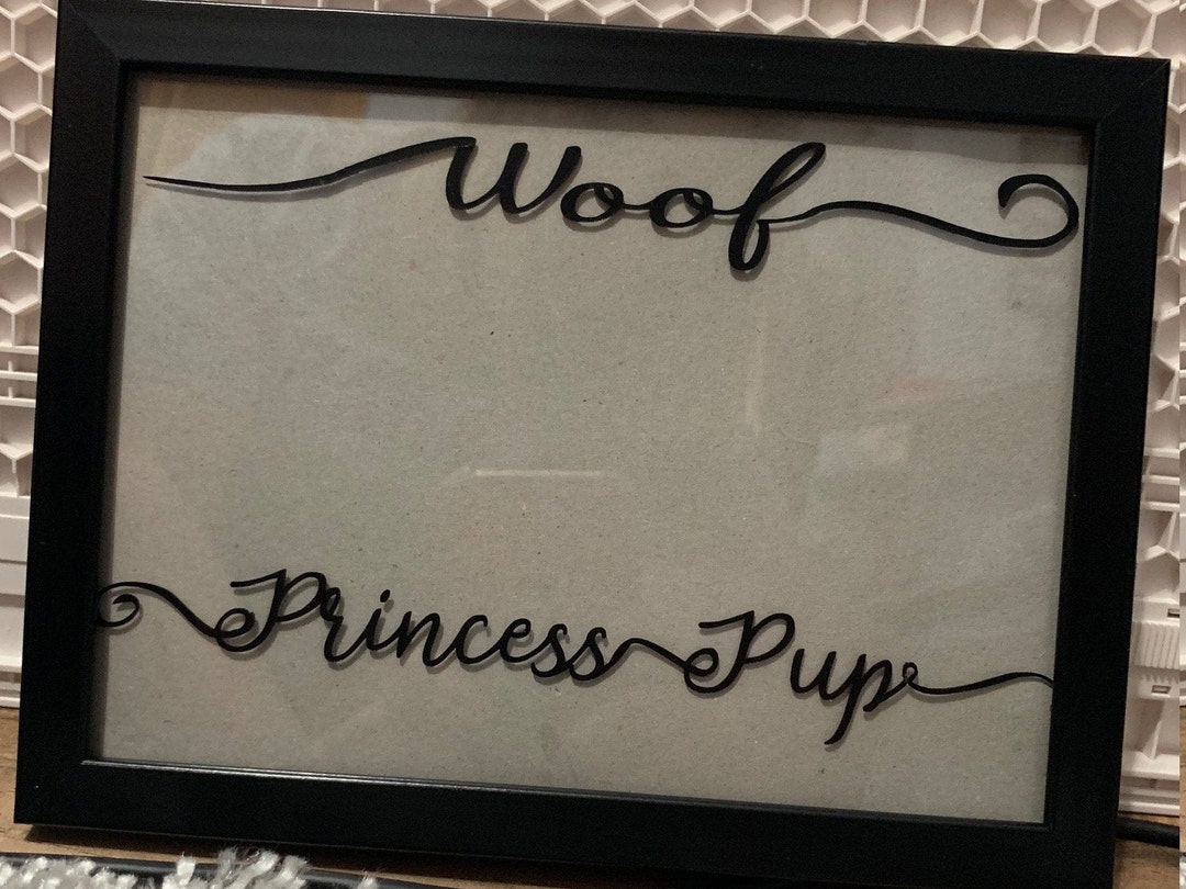 Woof Dog customized picture frame - Etsy.de