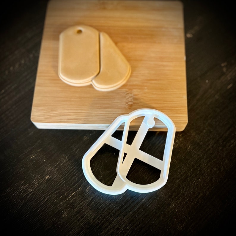MILITARY DOG TAGS Cookie Cutter / Fondant Cutter - Etsy