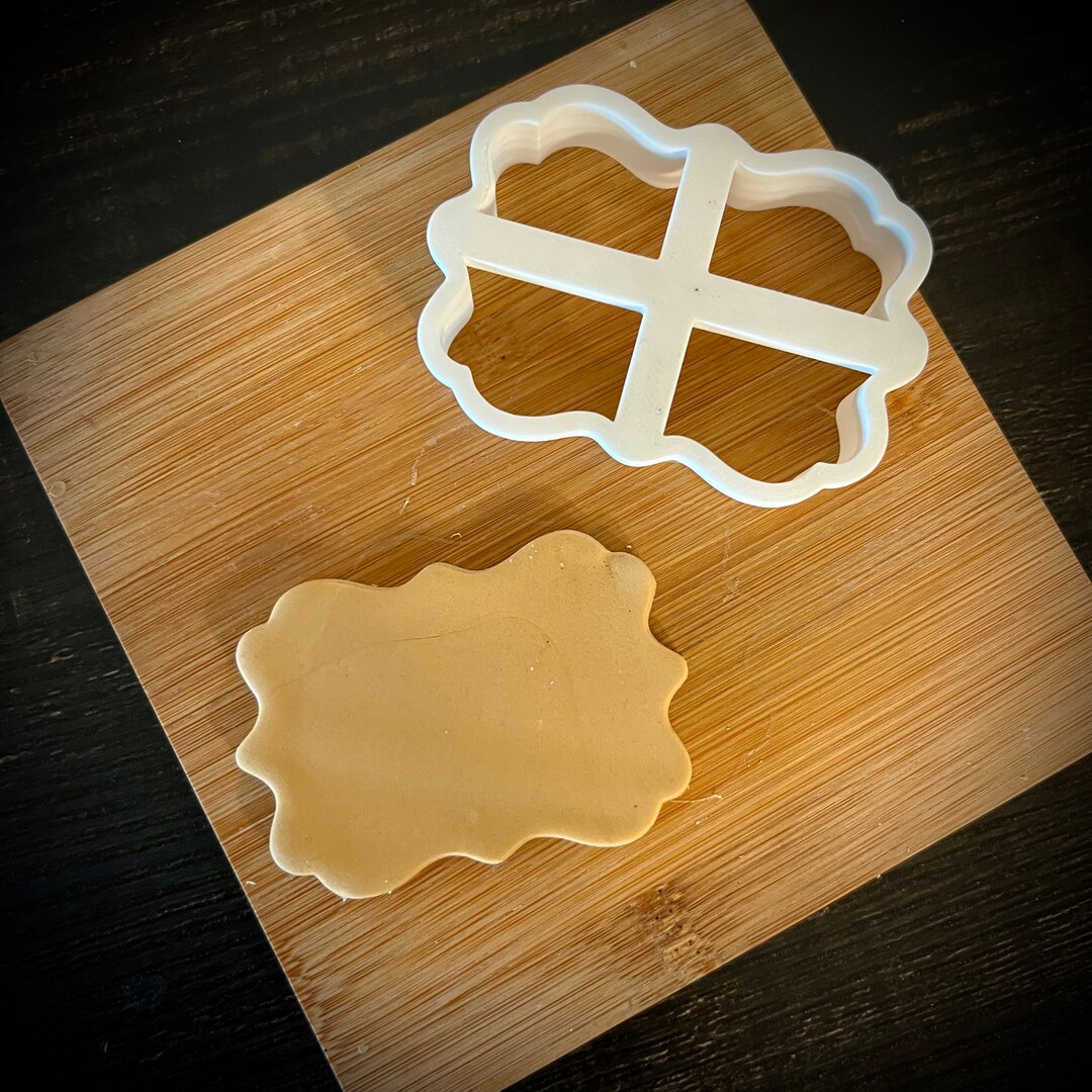 RECTANGLE PLAQUE Cookie Cutter, Fondant Cutter - Etsy