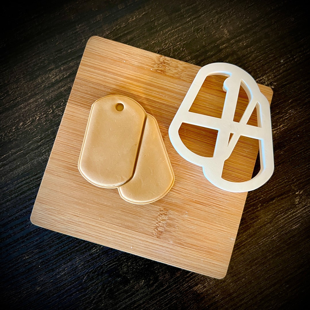 MILITARY DOG TAGS Cookie Cutter / Fondant Cutter - Etsy