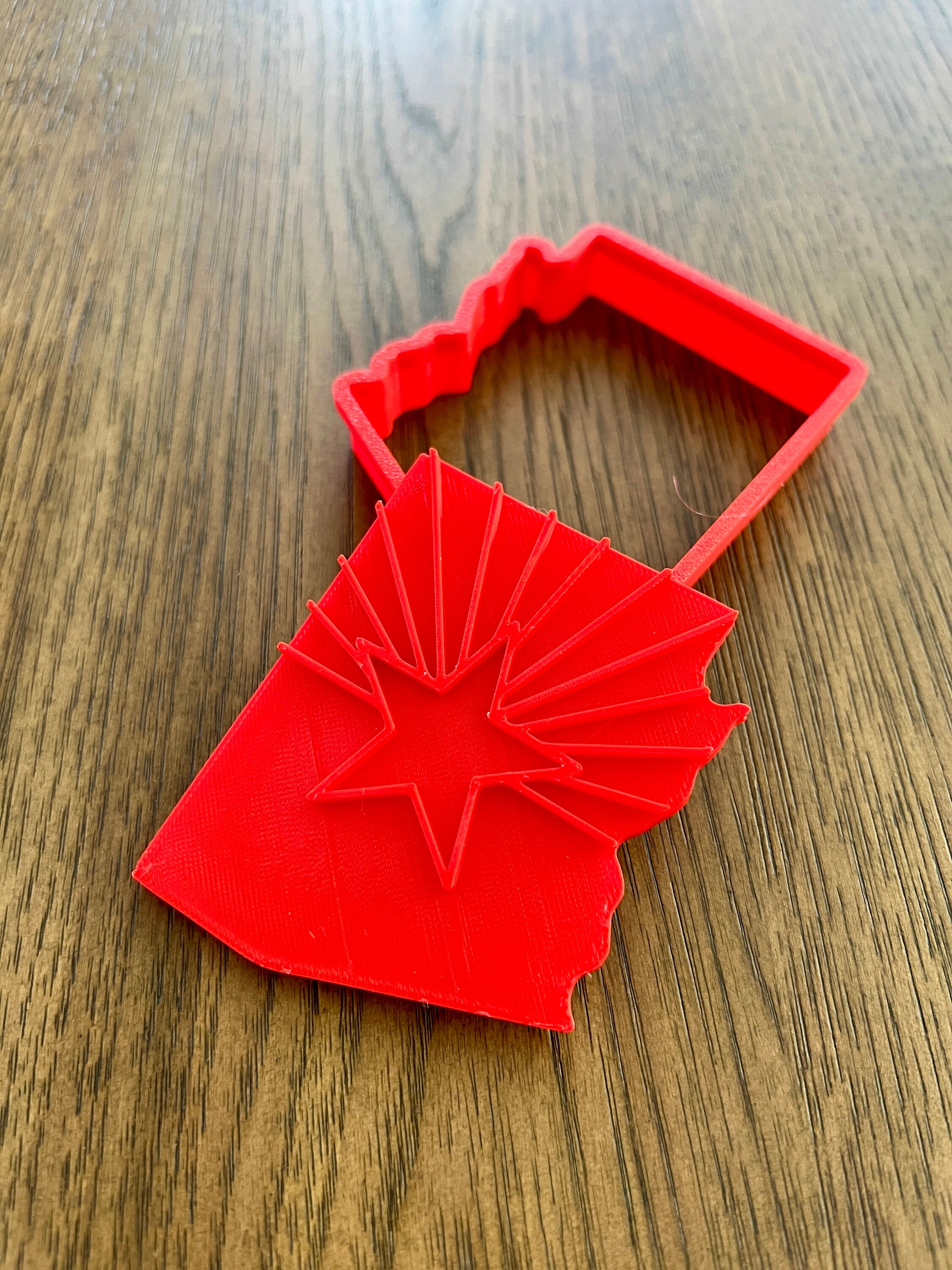 Arizona Flag Cookie Cutter and Stamp, Arizona Fondant Cutter, Clay ...