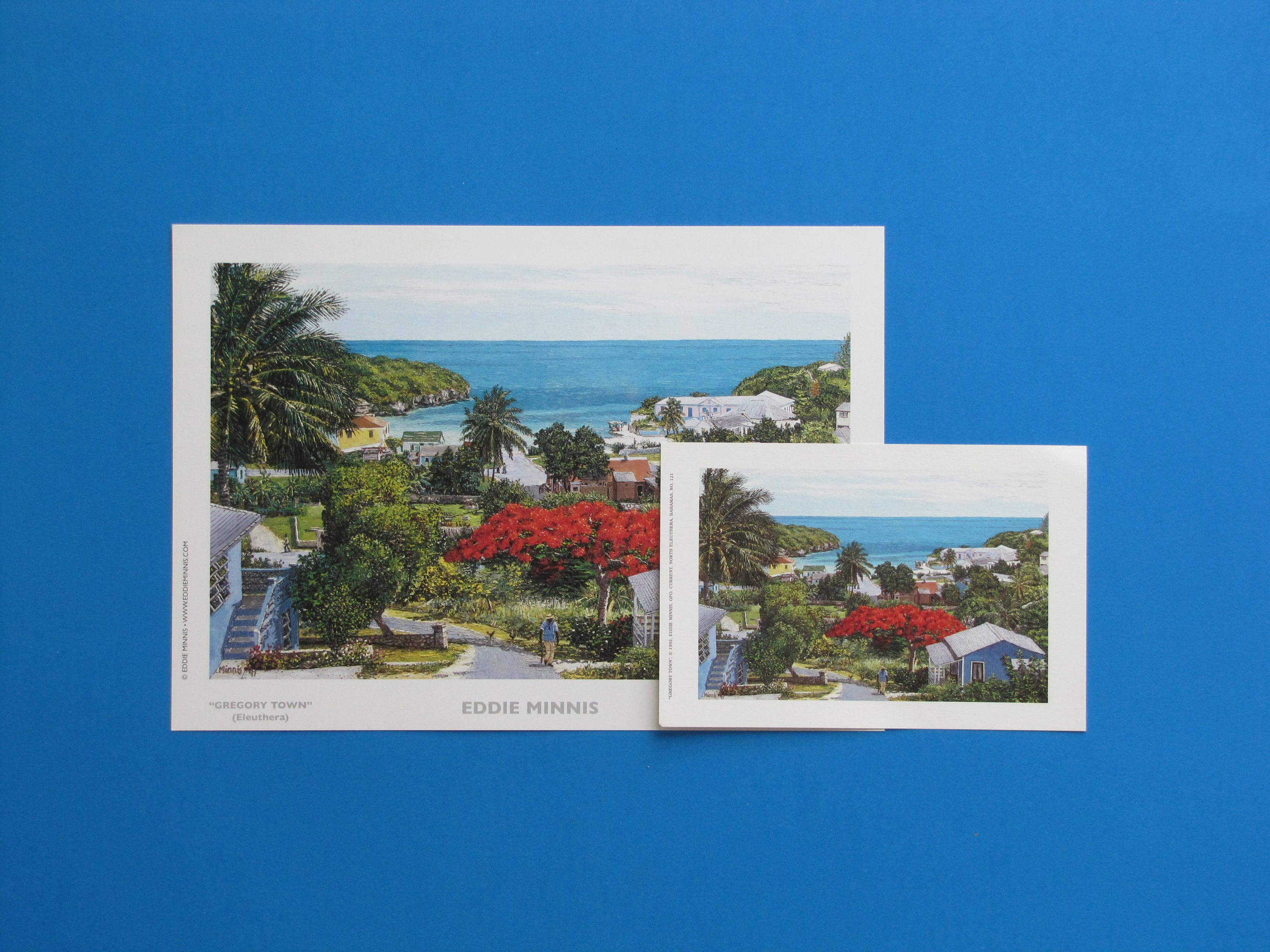 Gregory Town - Bahamian Art Print of Original Oil Painting by Eddie ...