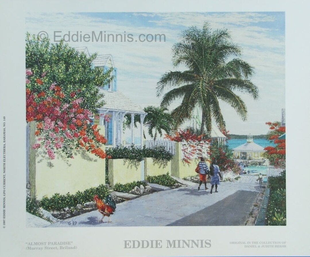 Almost Paradise Bahamian Art Print of Original Oil Painting - Etsy