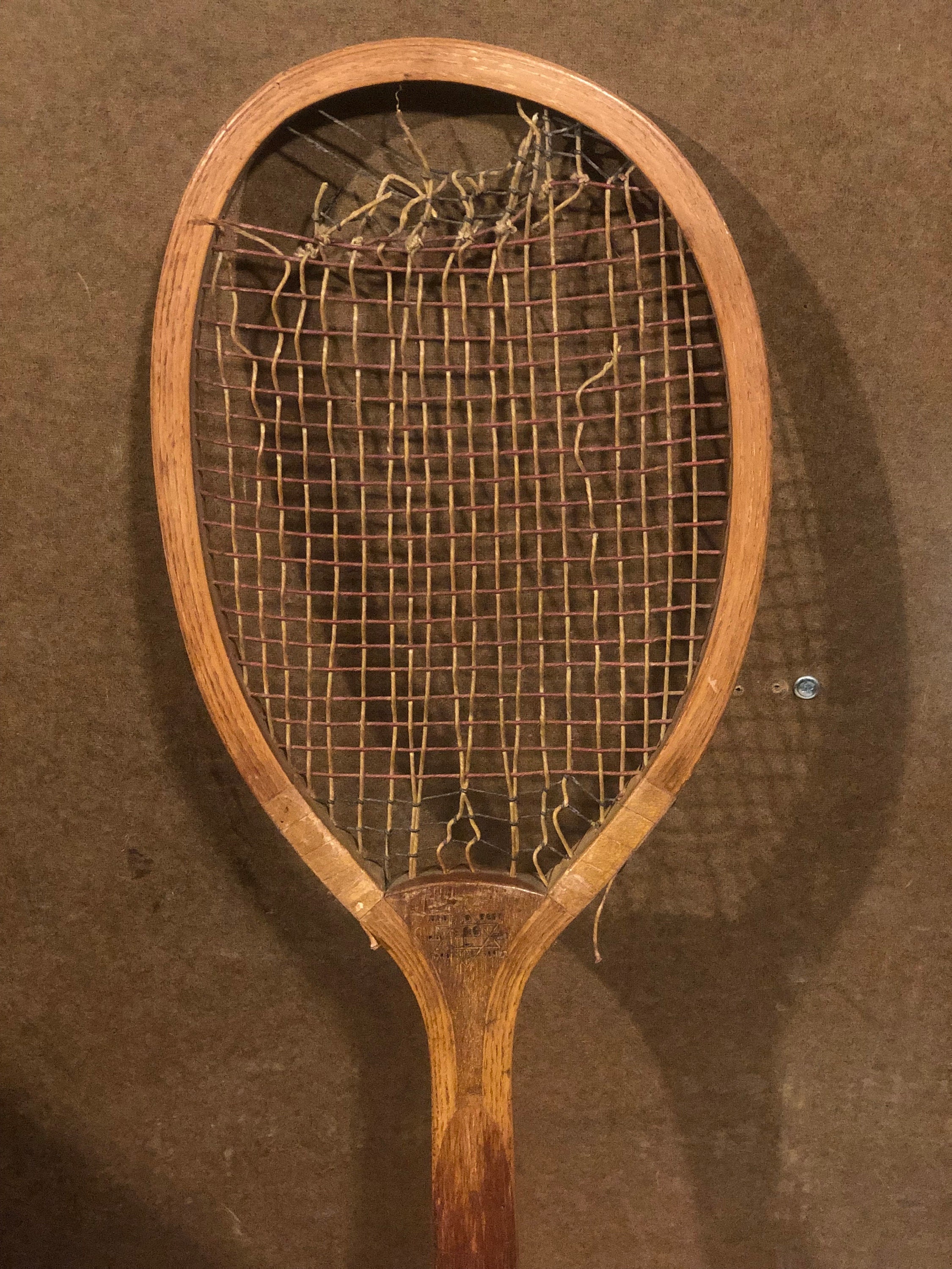 Vintage Jewish Wood Tennis Racket - My Tennis Museum - Etsy