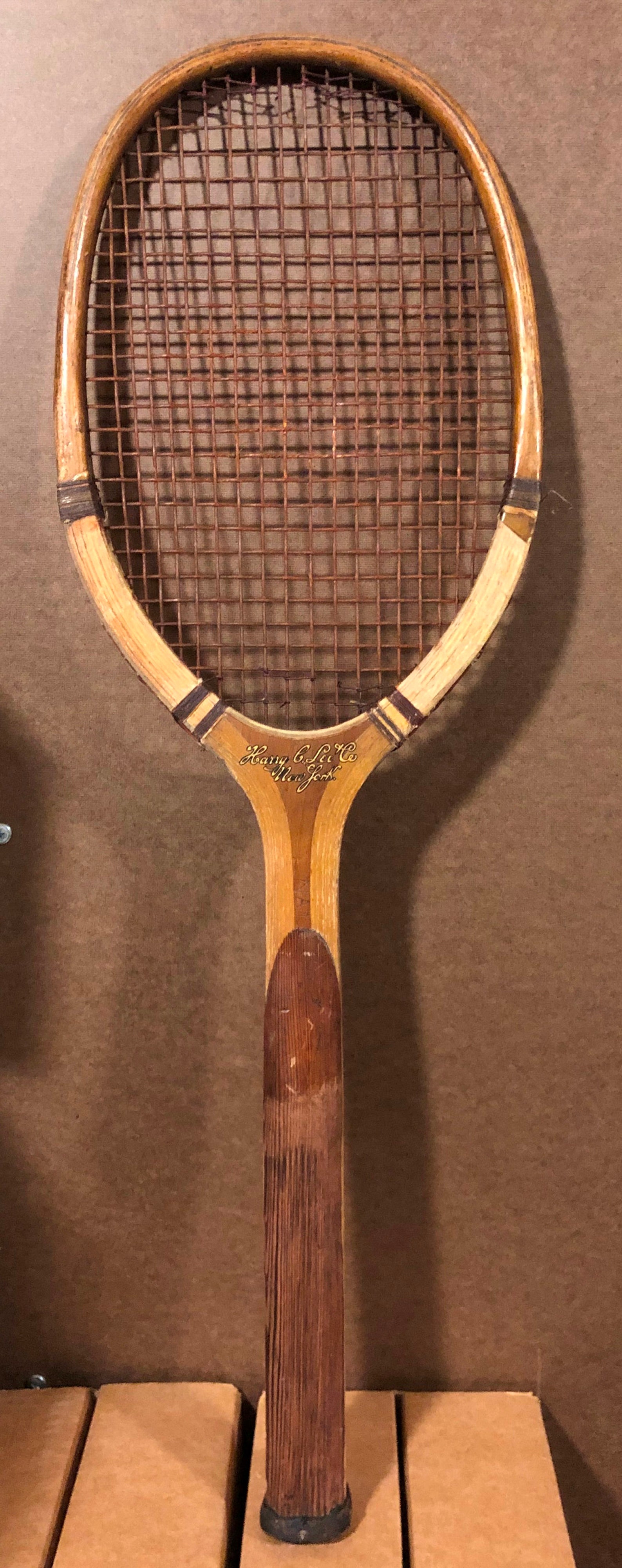 Vintage Harry C Lee Co. Wood Tennis Racket Model: The | Etsy