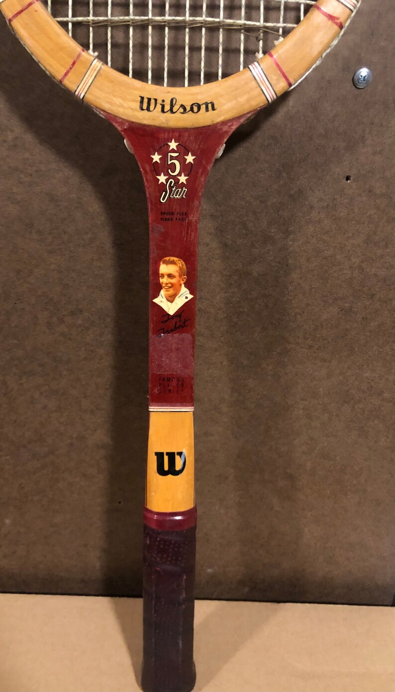 Vintage Wilson Tony Trabert 5 Star Signature Wood Tennis - Etsy