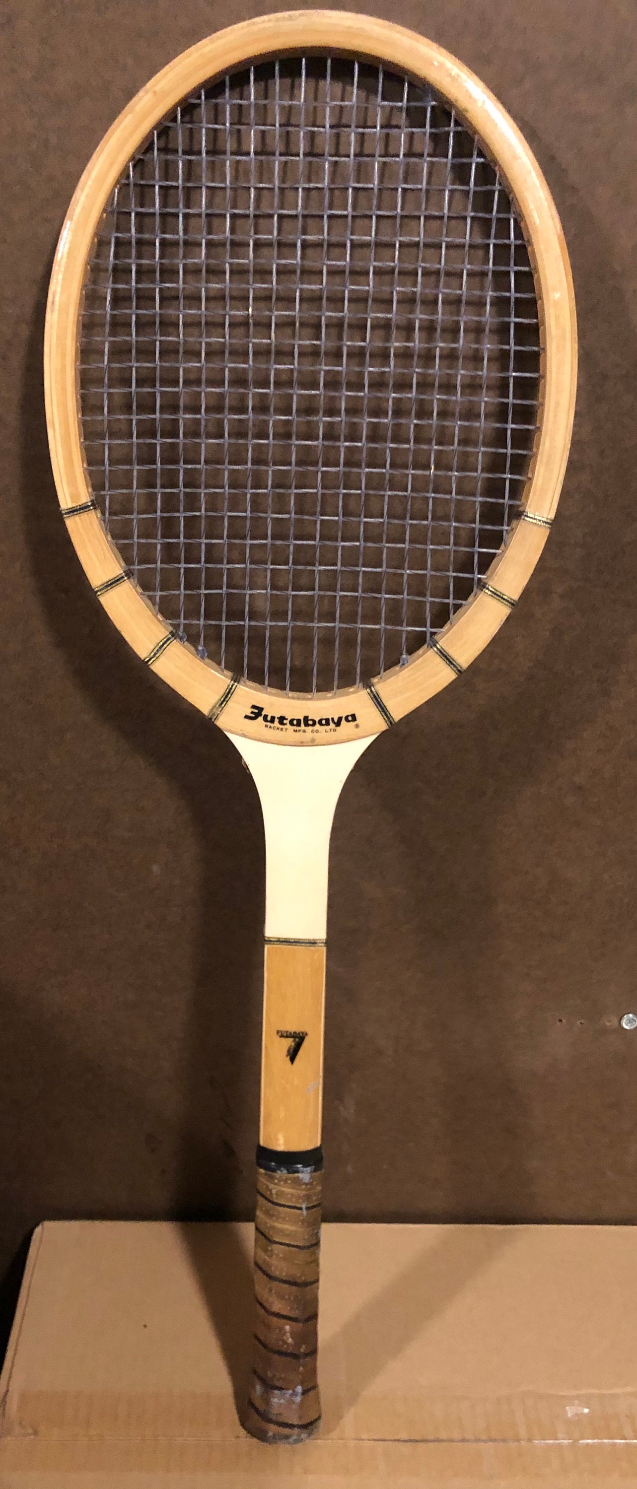 Vintage Futabaya Wood Tennis Racket -purchased in Yokohama, Japan - Etsy